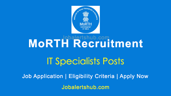 MoRTH Recruitment 2026 – 9 Latest MoRTH Job Notifications