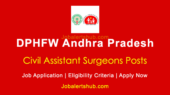 AP DPHFW Recruitment 2025 - Latest AP DPHFW Job Notifications