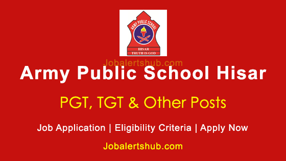Latest Army Public School Recruitment 2025 - Latest Job Vacancies