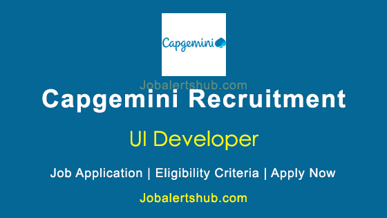 Capgemini UI Developer Posts 2020 Job Notification | Apply Now