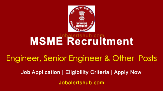 MSME Recruitment 2026 - Latest Job Vacancies