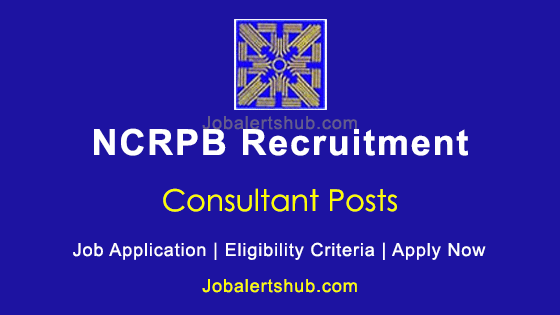 NCRPB Consultant 2020 Job Notification