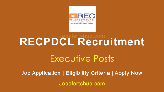 RECPDCL Executive 2023 Job Notification