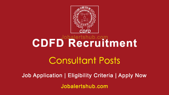 CDFD Consultant 2021 Job Notification