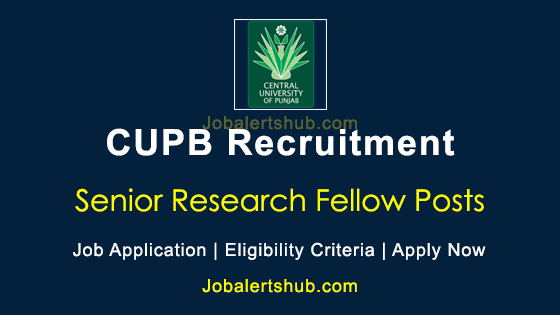 CUPB Senior Research Fellow 2021 Job Notification