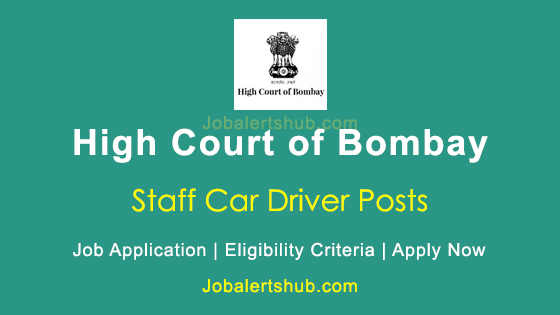 Bombay High Court Staff Car Driver 2024 Job Notification