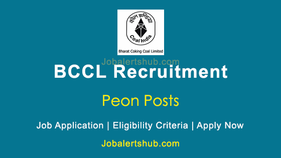 BCCL Peon 2022 Job Notification