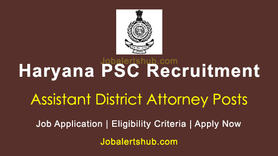 HPSC Assistant District Attorney 2025 Job Notification