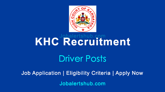 KHC Driver 2023 Job Notification