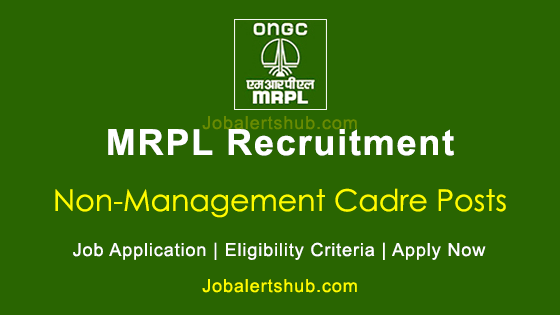 MRPL Non-Management Cadre 2023 Job Notification