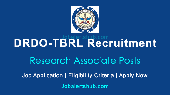 TBRL Research Associate 2023 Job Notification