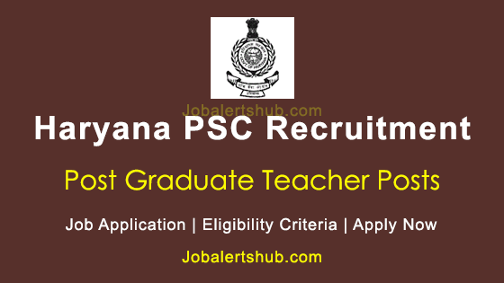 HPSC Post Graduate Teacher 2024 Job Notification