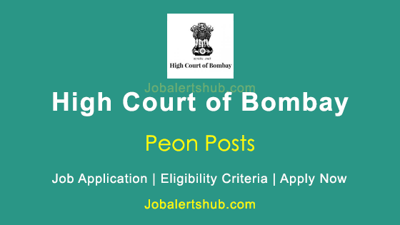 Bombay High Court Peon 2023 Job Notification
