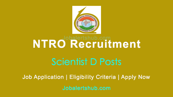 NTRO Scientist D 2023 Job Notification