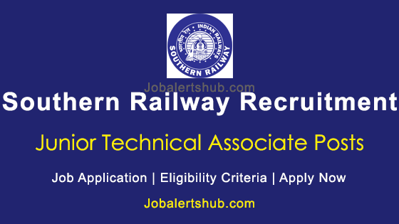 Southern Railway Junior Technical Associate 2023 Job Notification