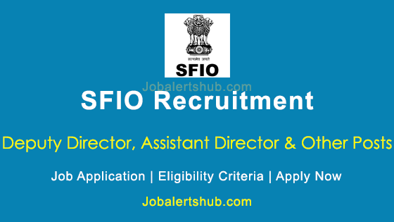 SFIO Deputy Director, Assistant Director & Other 2024 Job Notification