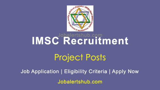 IMSC Project 2024 Job Notification