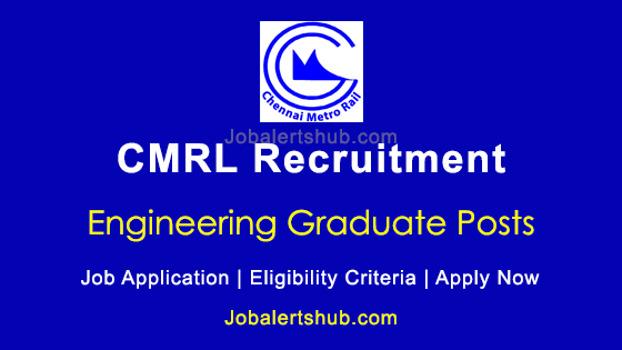CMRL Engineering Graduate 2024 Job Notification