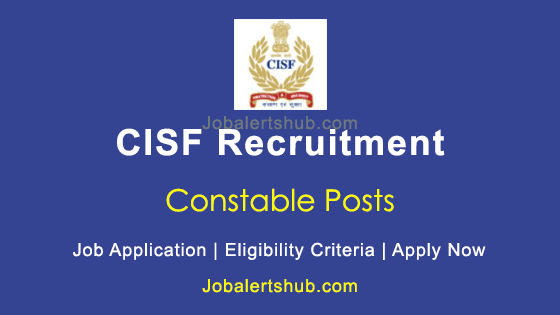 CISF Constable 2025 Job Notification