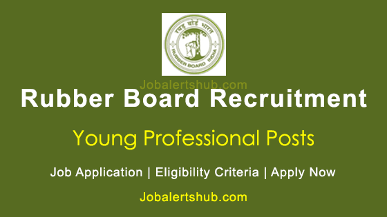 Rubber Board Young Professional 2024 Job Notification