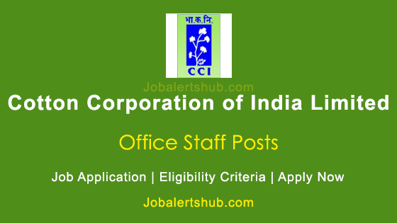CCI Office Staff 2024 Job Notification