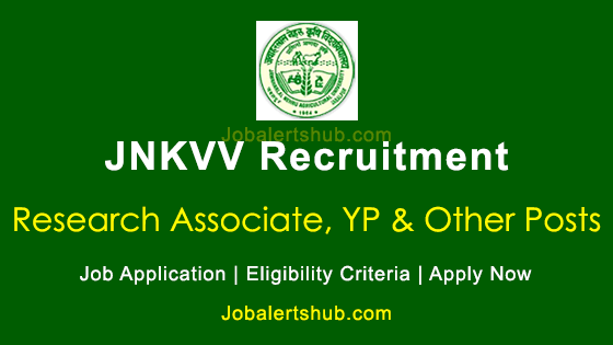 JNKVV Research Associate, YP and Other 2024 Job Notification