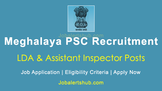 Meghalaya PSC Account Assistant 2024 Job Notification