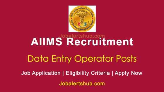 AIIMS Raebareli Data Entry Operator 2025 Job Notification