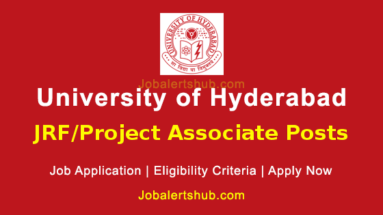 UoH Junior Research Fellow (JRF) / Project Associate-1 2025 Job ...