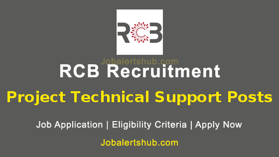 RCB Project Technical Support-III 2025 Job Notification | Graduate ...