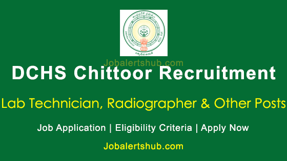 DCHS Chittoor Recruitment 2026 - 26 Latest DCHS Chittoor Job Vacancies