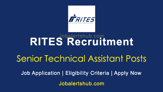 RITES Senior Technical Assistant Posts 2025 Job Notification