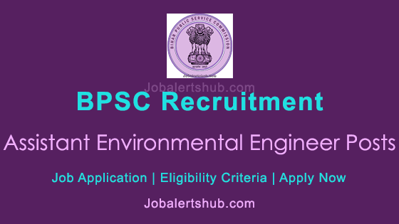 BPSC Assistant Environmental Engineer 2025 Job Notification
