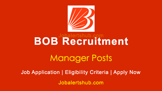 BOB Manager Posts 2025 Job Notification