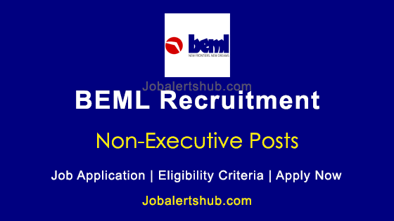 BEML Non-Executive 2025 Job Notification