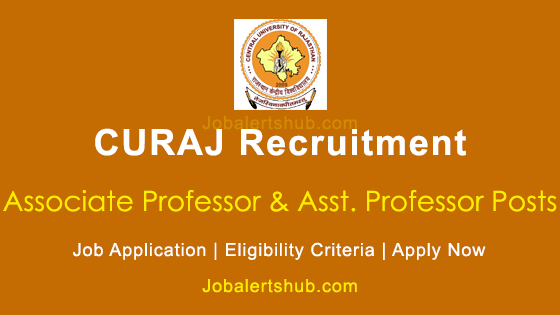 CURAJ Professor, Associate Professor & Assistant Professor 2025 Job ...