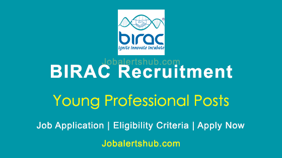 BIRAC Young Professional 2025 Job Notification