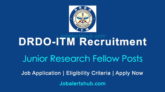 DRDO ITM Recruitment 2025 - 2 Latest DRDO ITM Job Vacancies