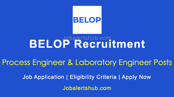BELOP Electronics & Mechanical Engineers 2025 Job Notification