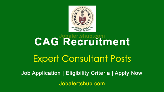 CAG Expert Consultant Posts 2026 Job Notification