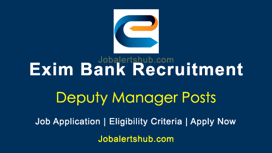 Exim Bank of India Management Trainee 2026 Job Notification