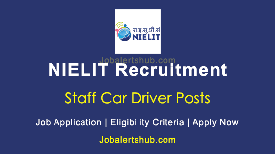 National Institute of Electronics and Information Technology Staff Car ...