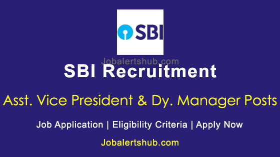 SBI Assistant Vice President & Deputy Manager 2026 Job Notification