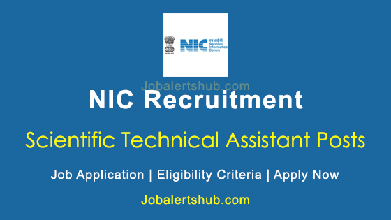 NIC Scientific Technical Assistant 2026 Job Notification