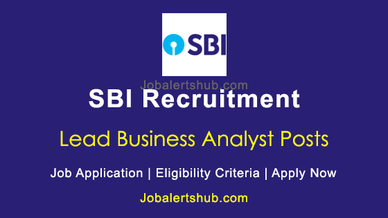 SBI Lead Business Analyst 2026 Job Notification