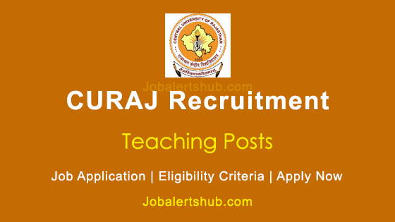 CURAJ Teaching 2026 Job Notification