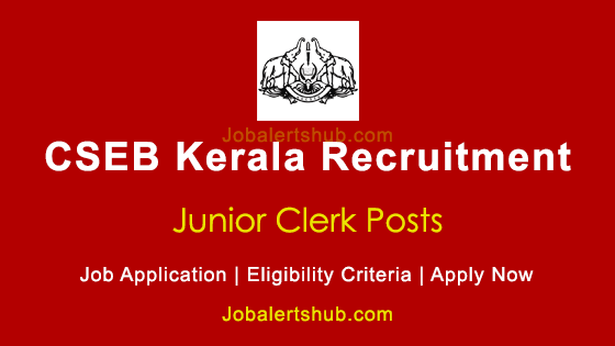 CSEB Kerala Junior Clerk 2026 Job Notification